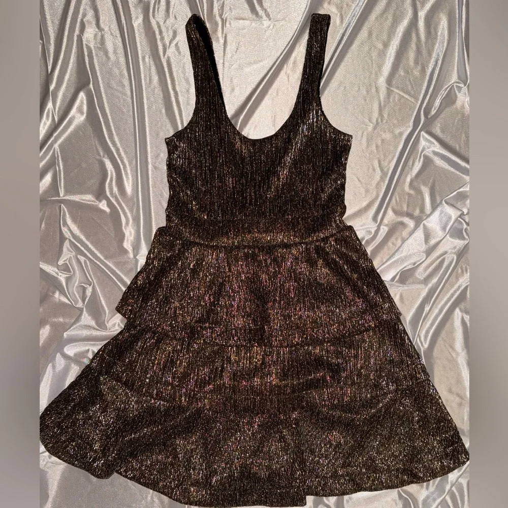 H&M | Dresses | Hm Black Shimmer Dress | Poshmark